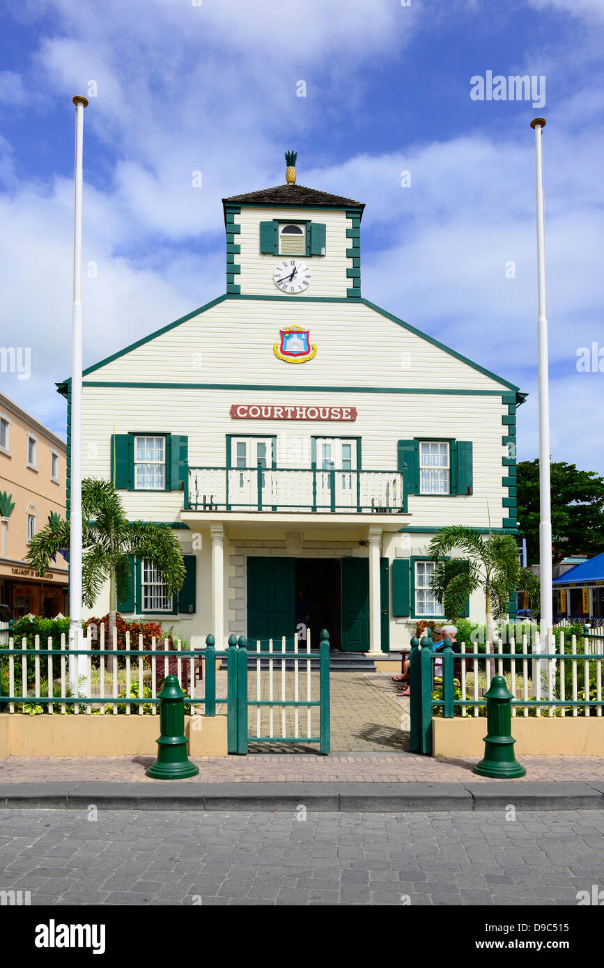 Courthouse Philipsburg St. Martin Maarten Caribbean Island Netherland ...