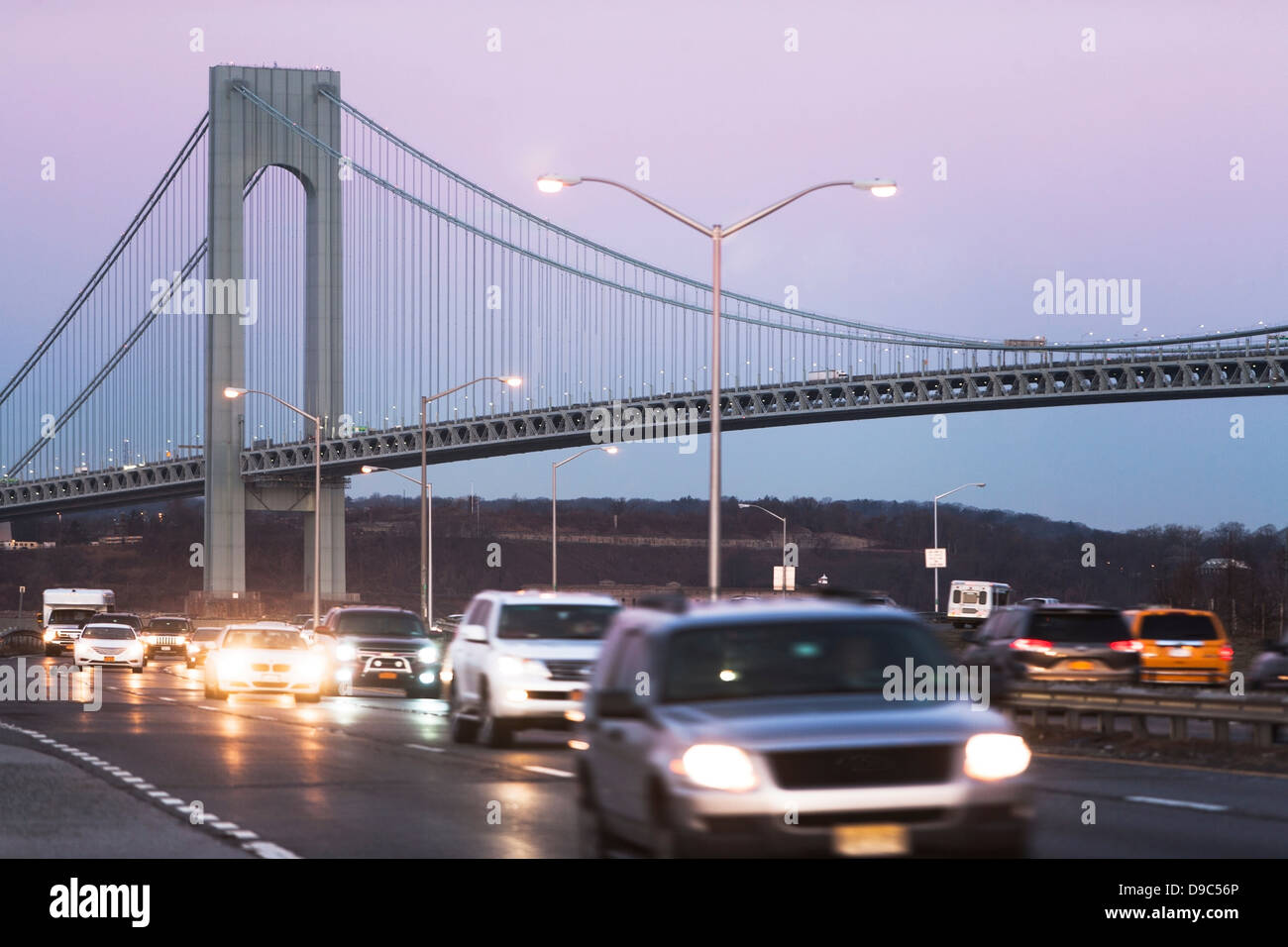 Verrazano narrows bridge sunrise hi-res stock photography and images ...