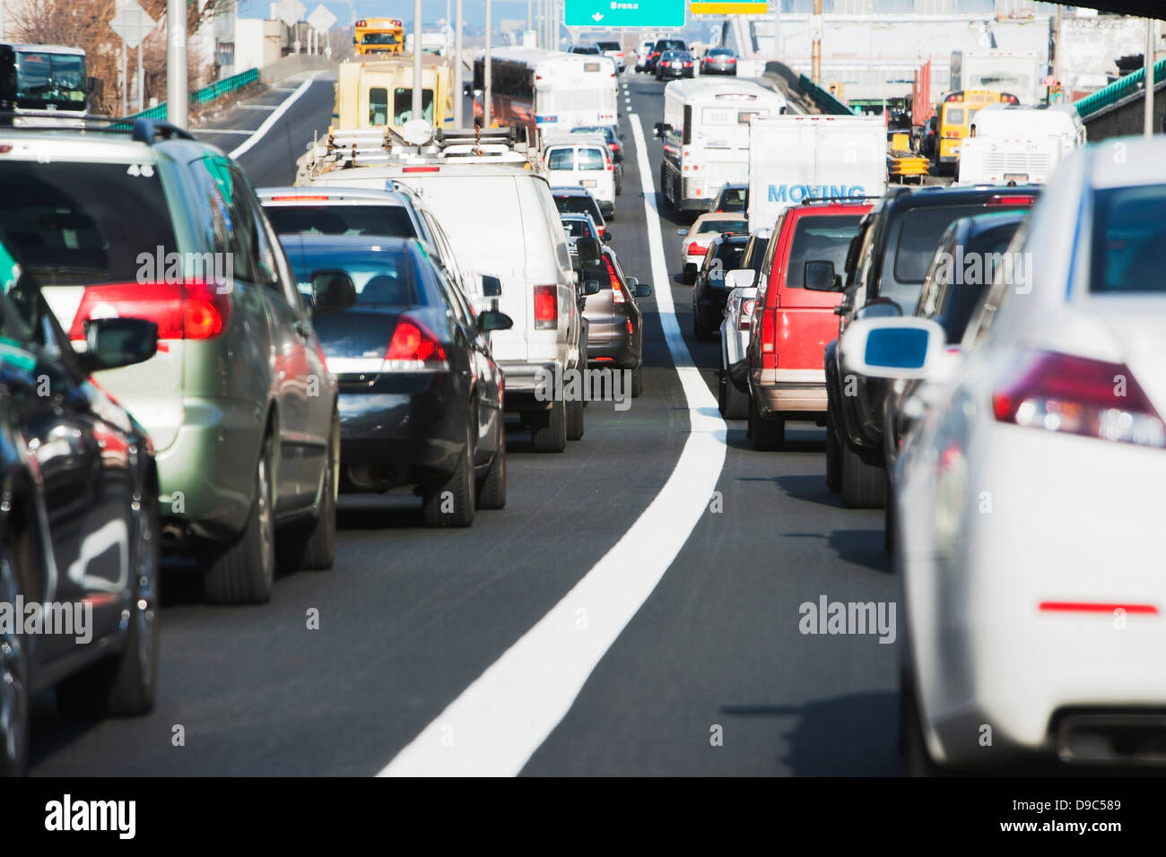 Commuter traffic, New York City, USA Stock Photo - Alamy