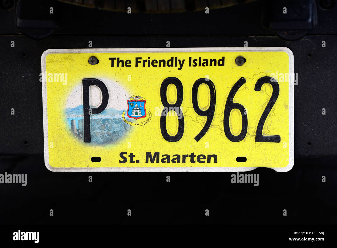 Sint maarten license plate hi-res stock photography and images - Alamy
