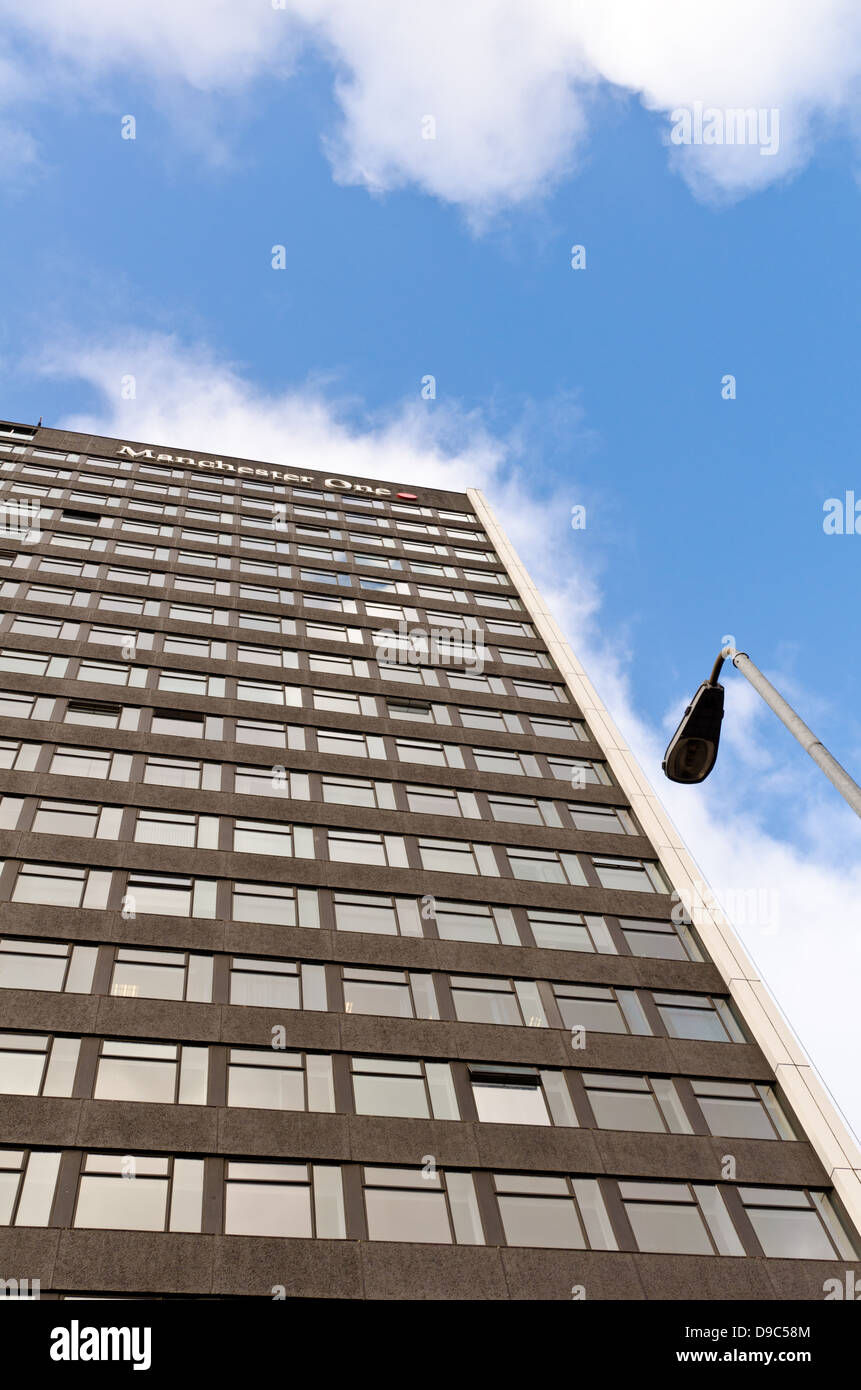The Manchester One building on Portland Street in Manchester, UK Stock ...