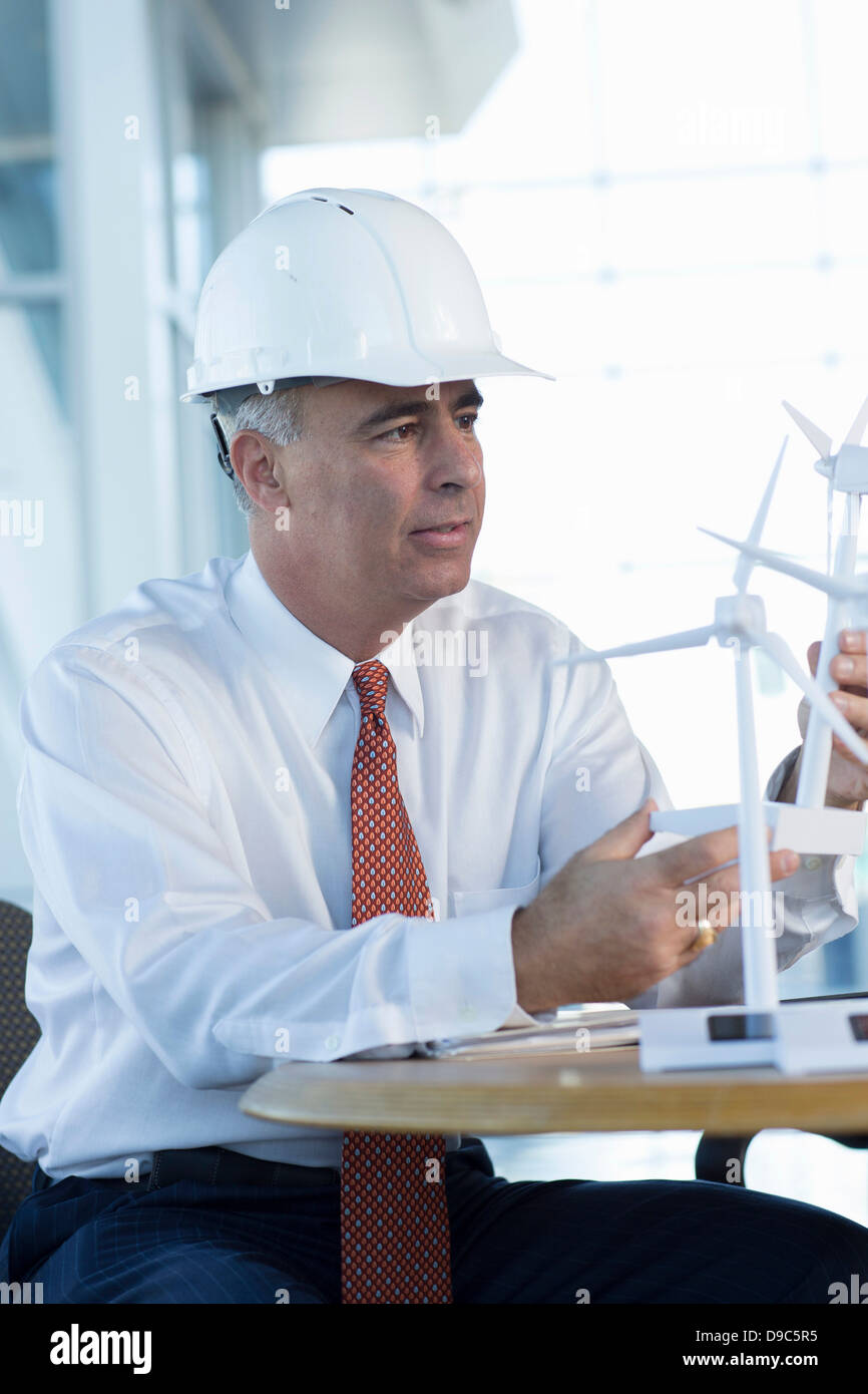 Engineer model wind turbines hi-res stock photography and images - Alamy