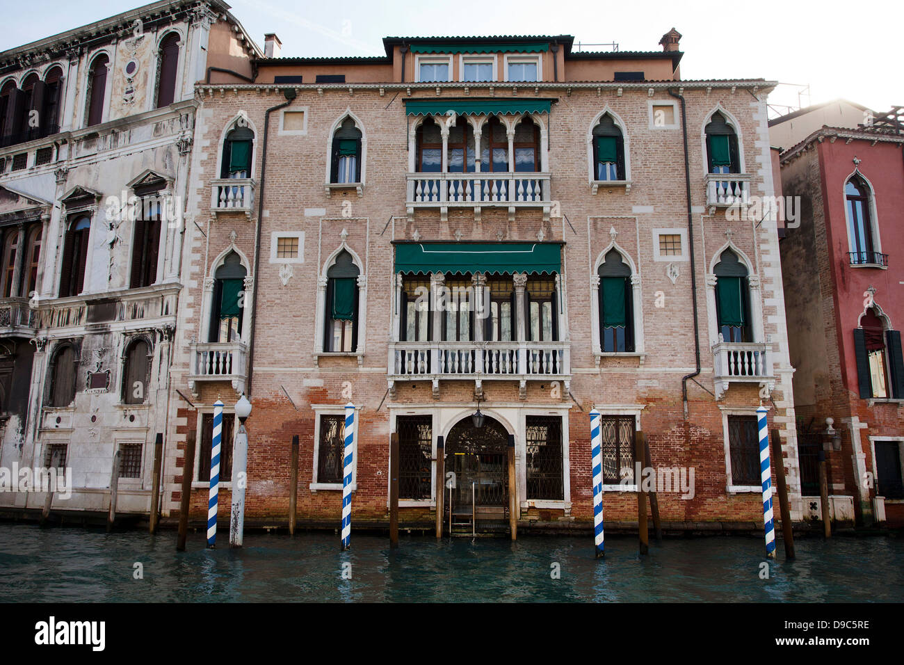 Colorful buildings along the Grand Canal in Venice, Italy Stock Photo ...