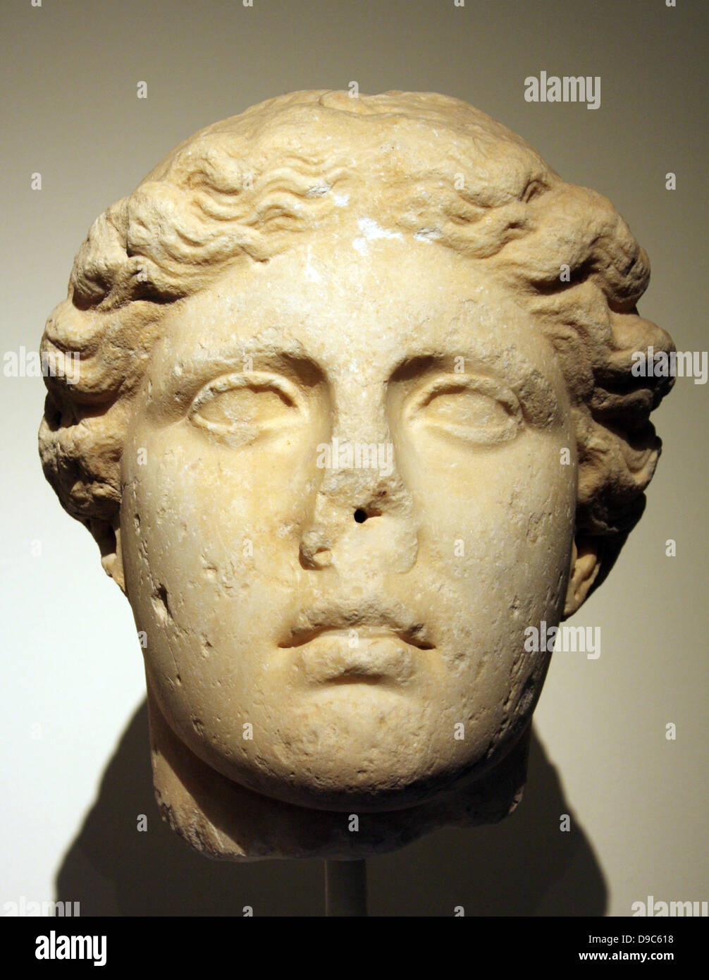 Female Marble Head, Asia minor, near Kalymnos. Early 4th Century BC ...