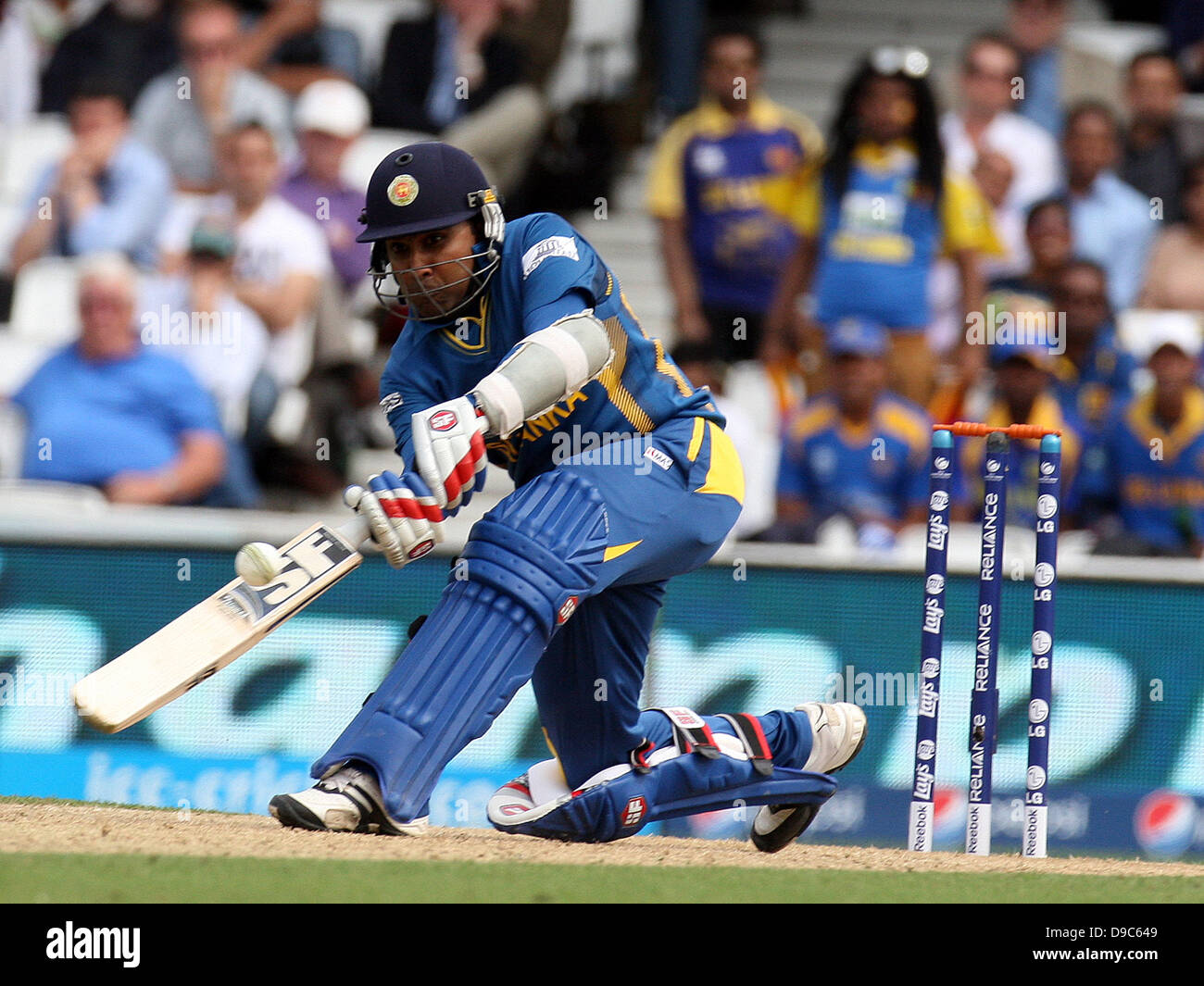London, UK. 17th June, 2013. Mahela Jayawardene of Sri Lanka during the ...