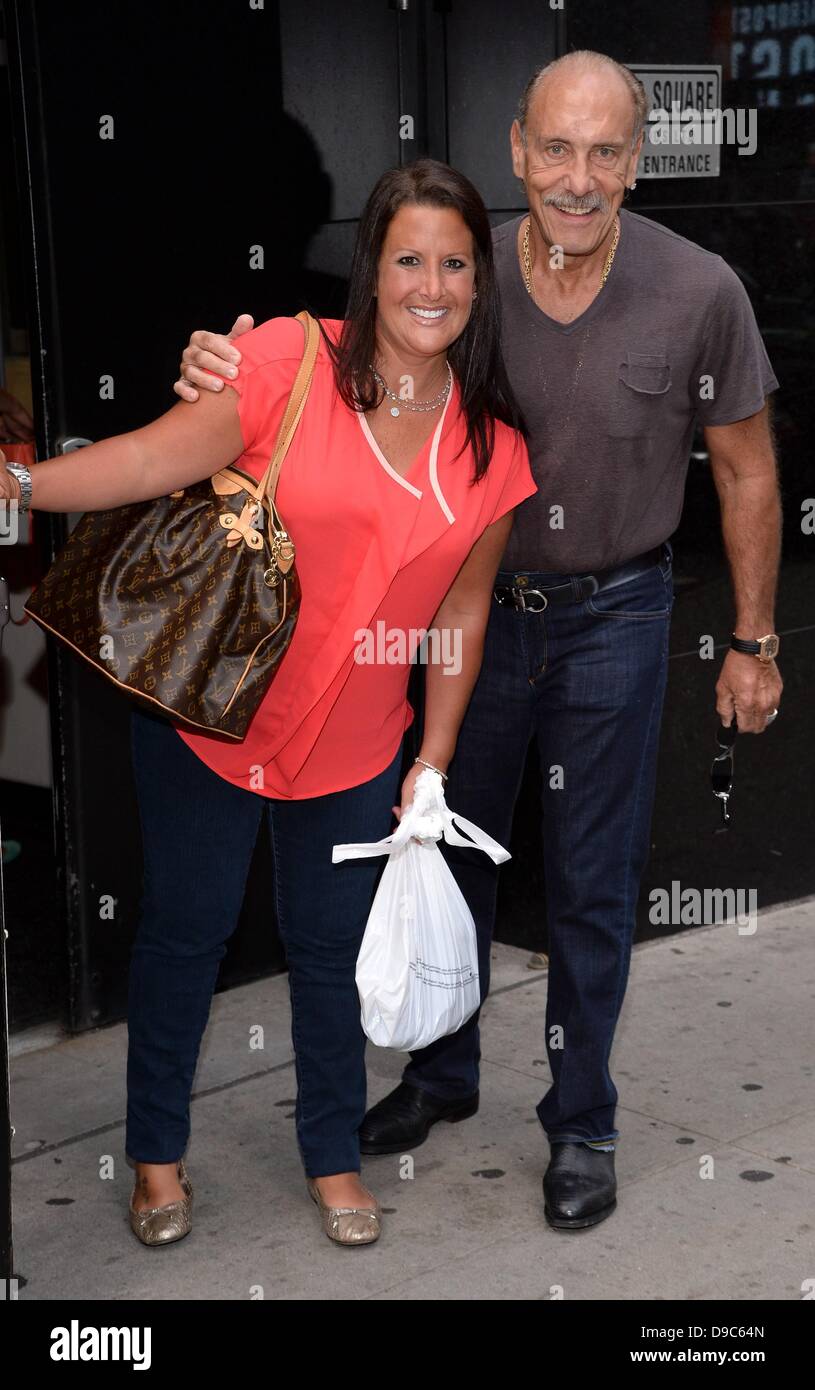 New York, NY, USA. 17th June, 2013. Ashley Gold , Les Gold out and ...