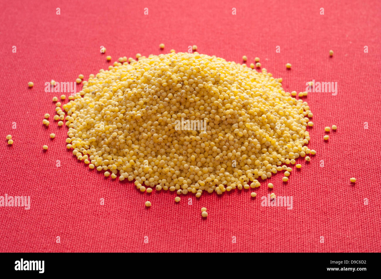 Close-up view of organic Hulled Millet Stock Photo - Alamy