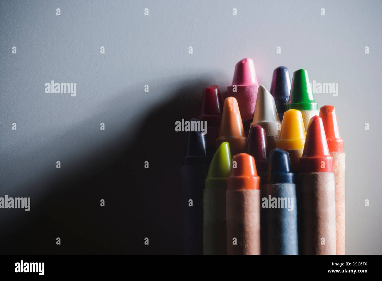Colourful wax crayons Stock Photo - Alamy