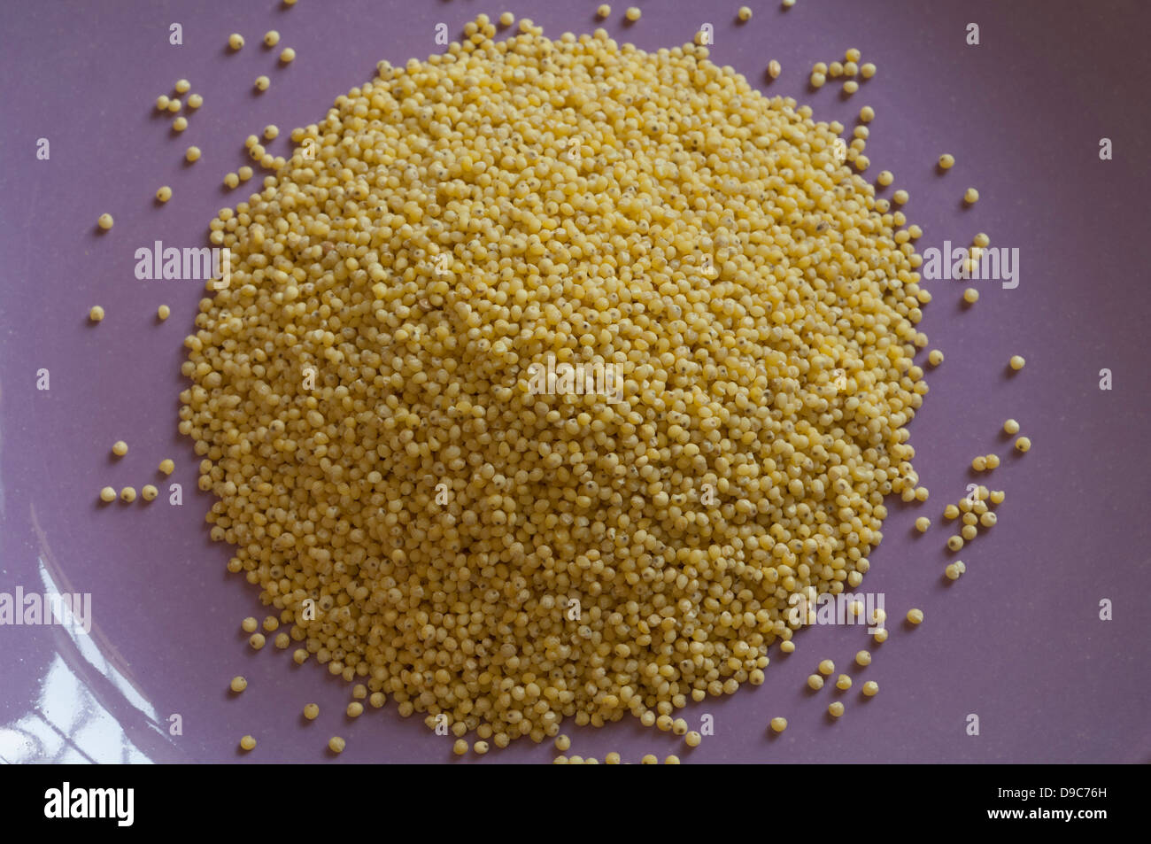 Close-up view of organic Hulled Millet Stock Photo - Alamy