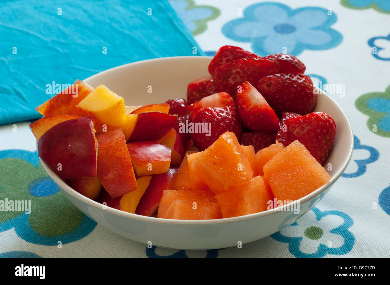 Mixed fruit salad bowl hi-res stock photography and images - Alamy