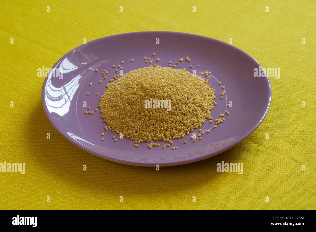 Close-up view of organic Hulled Millet Stock Photo - Alamy