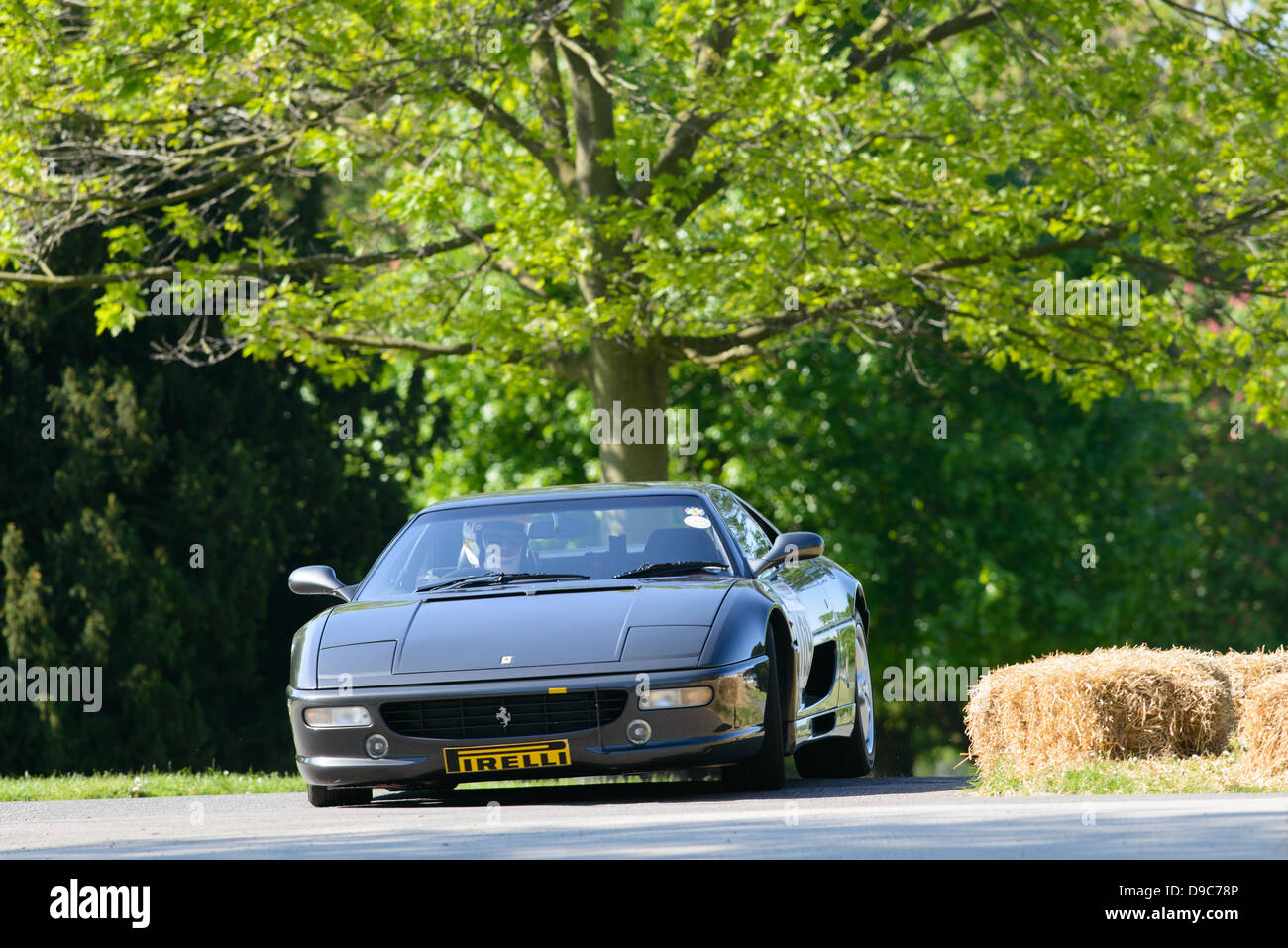 A car racing around Crystal Palace Park in London for the Motorsport at ...