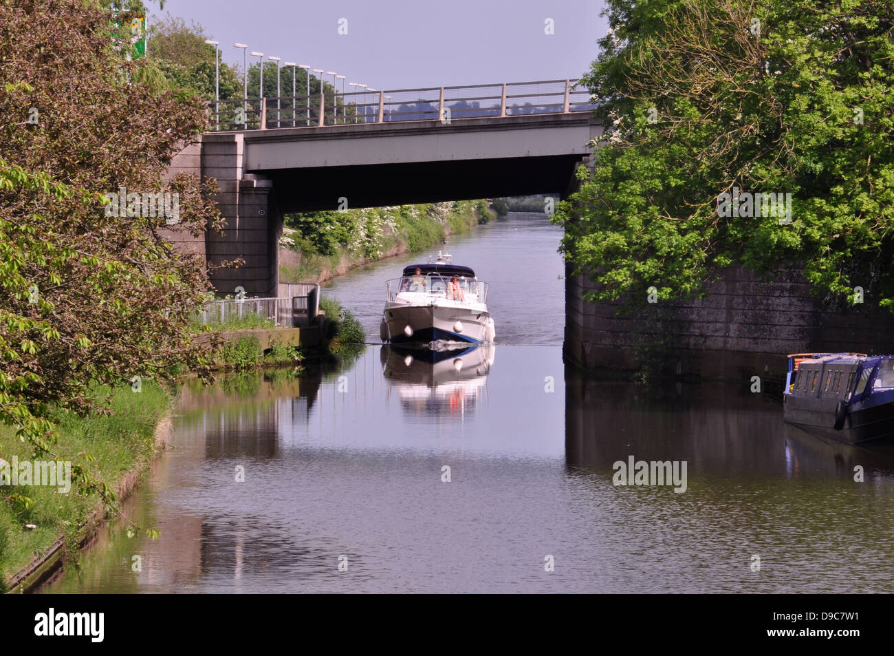 The Fossdyke at Saxilby Lincolnshire. England UK Stock Photo - Alamy