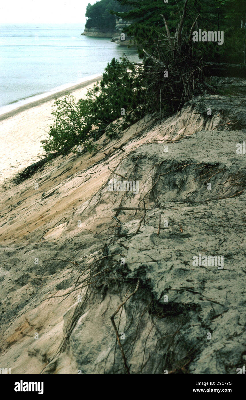 Pictured Rocks National Lakeshore, located along Lake Superior in ...