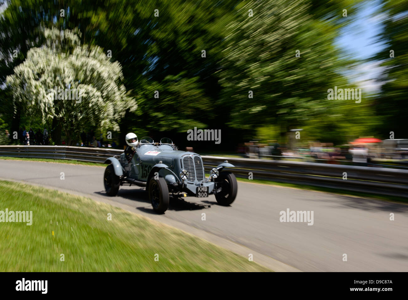 A car racing around Crystal Palace Park in London for the Motorsport at ...