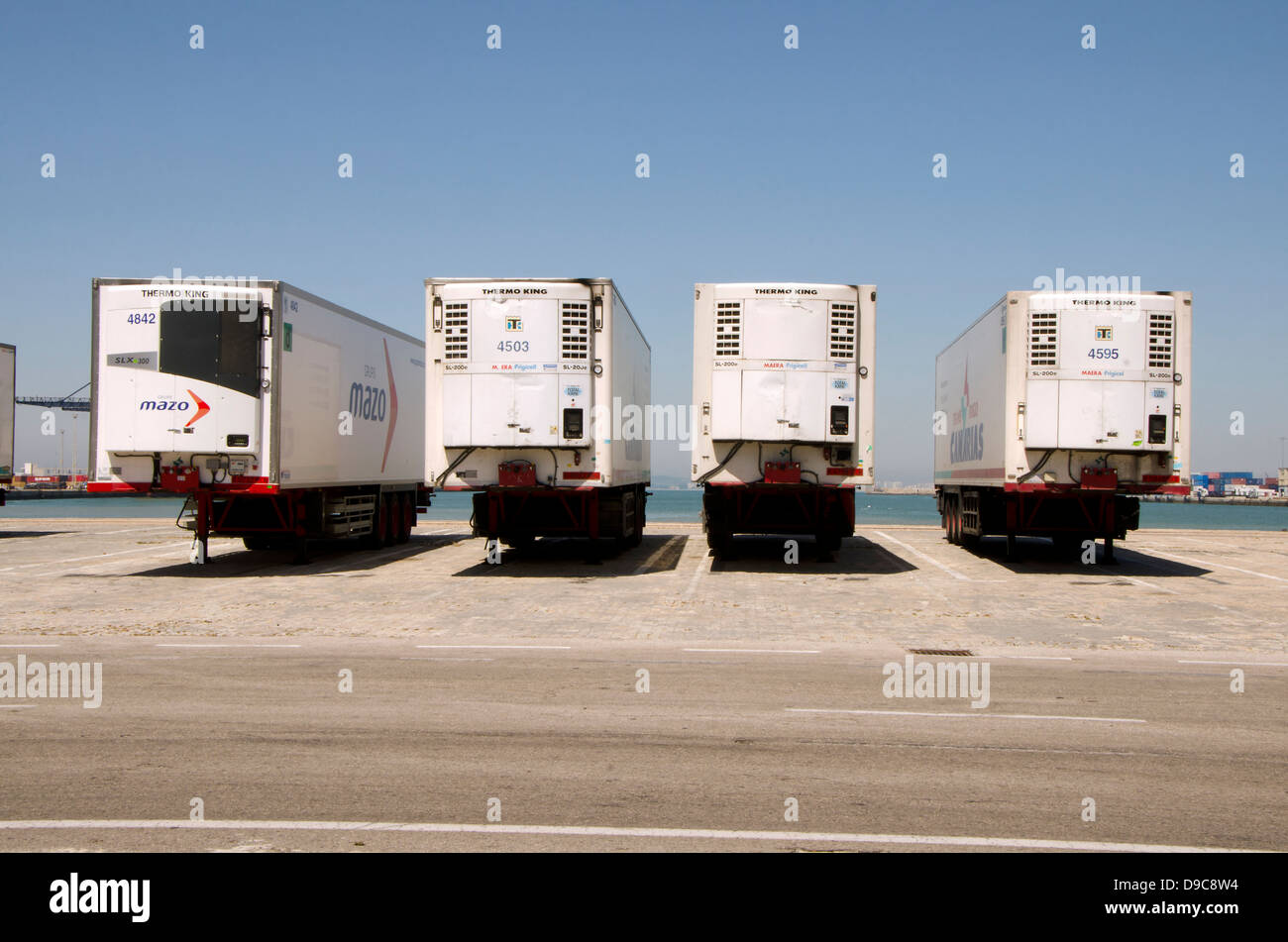 Cargo trailers hi-res stock photography and images - Alamy
