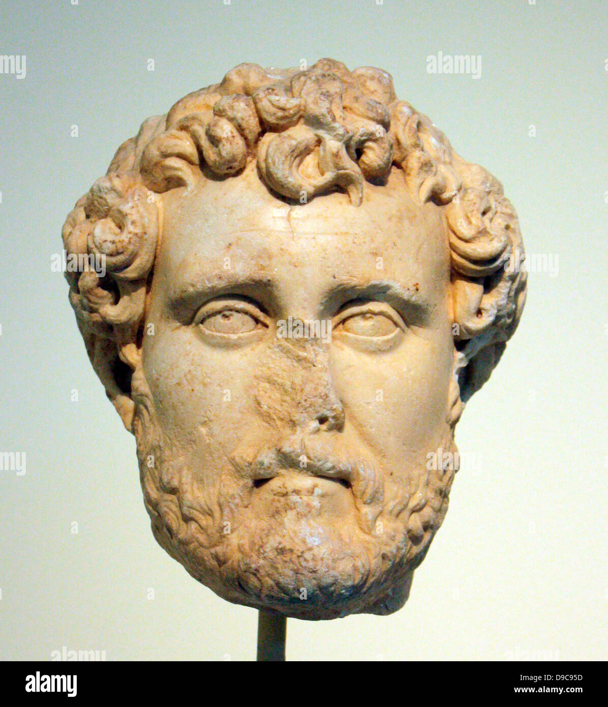 Portrait head of the emperor Antoninus Pius (AD 138-161) Parian marble ...