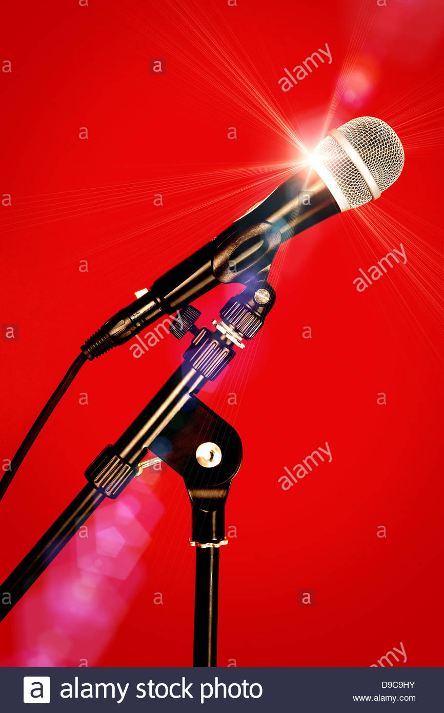 Pop Star Microphone Stock Photos & Pop Star Microphone Stock Images - Alamy