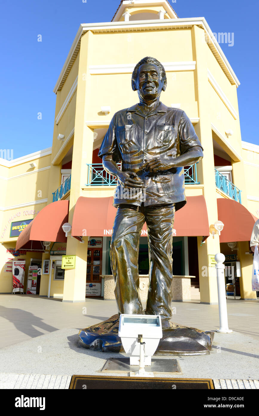 Statue Dr. Claude Watheby Philipsburg St. Martin Maarten Caribbean ...
