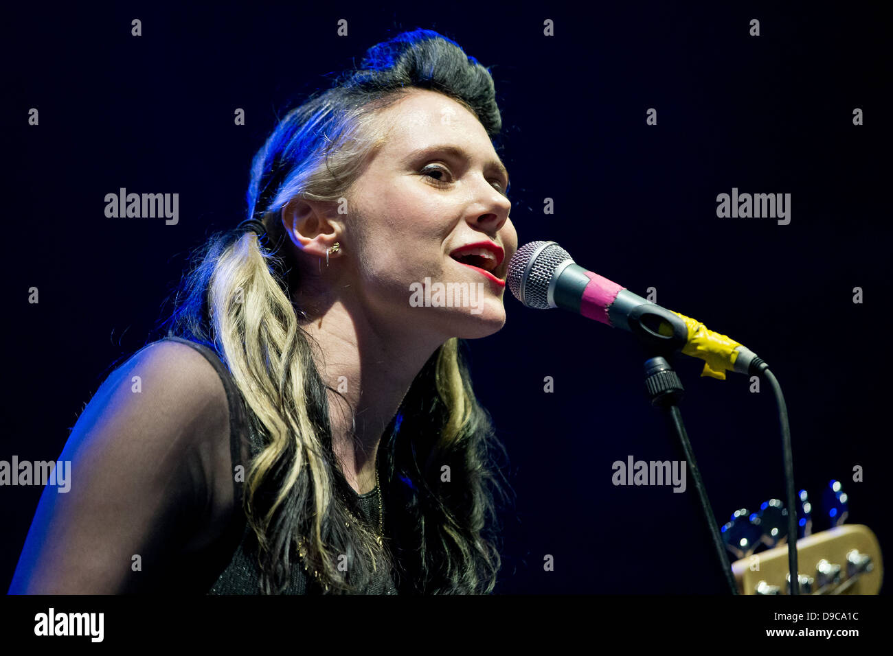 British singer Kate Nash performs on stage at the Rock im Park 2013 ...