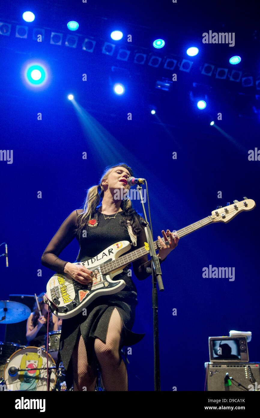 British singer Kate Nash performs on stage at the Rock im Park 2013 ...