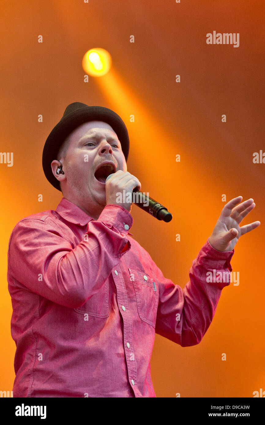 The member of the German hip-hop band 'Fettes Brot', Boris Lauterbach ...