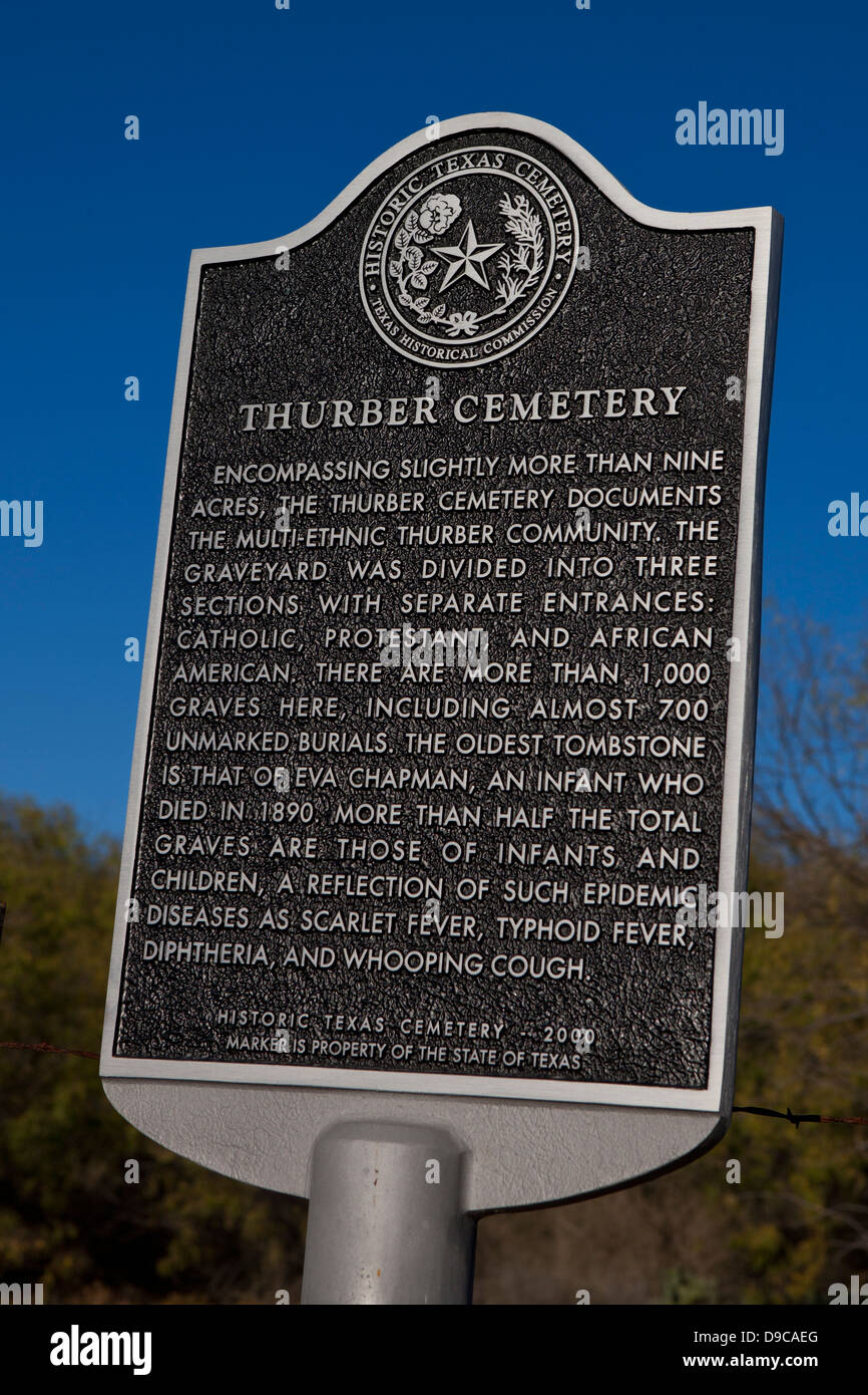 THURBER CEMETERY Encompassing slightly more than nine acres, the ...