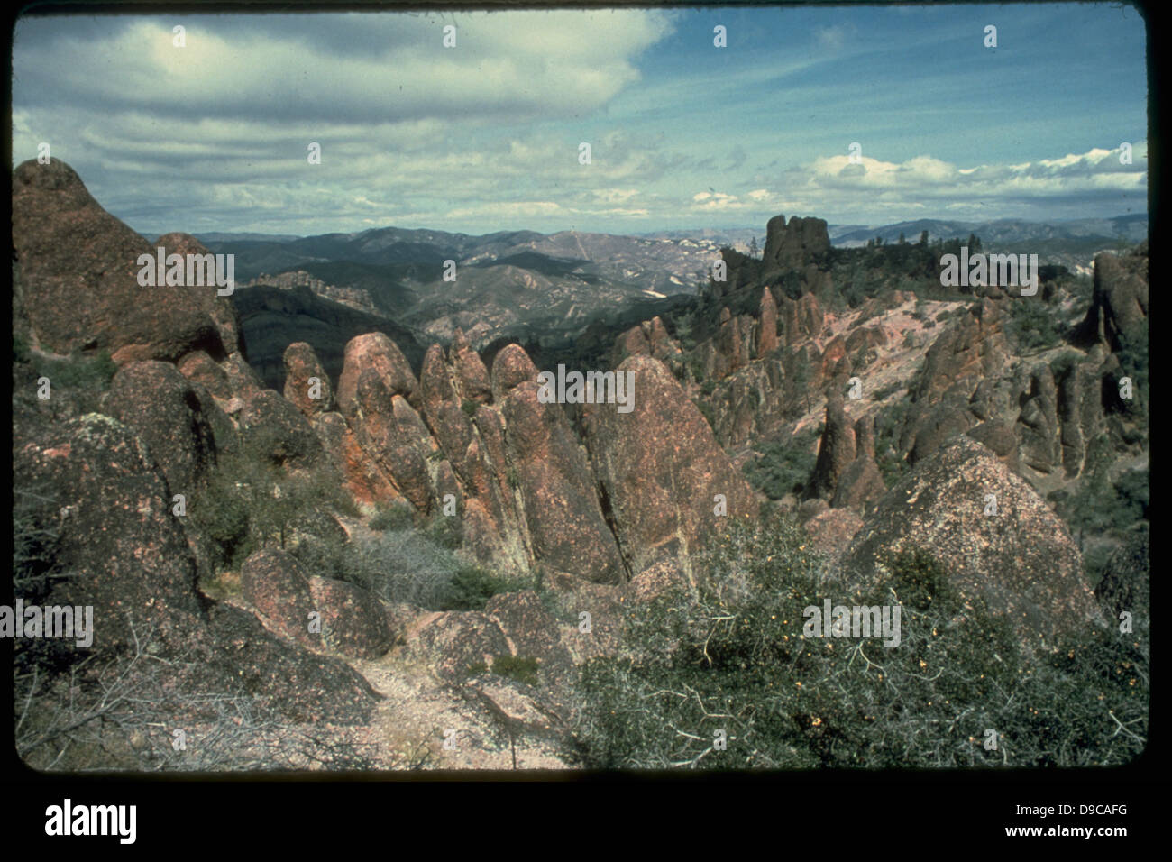 Pinnacles National Monument in California is known for its unique rock ...