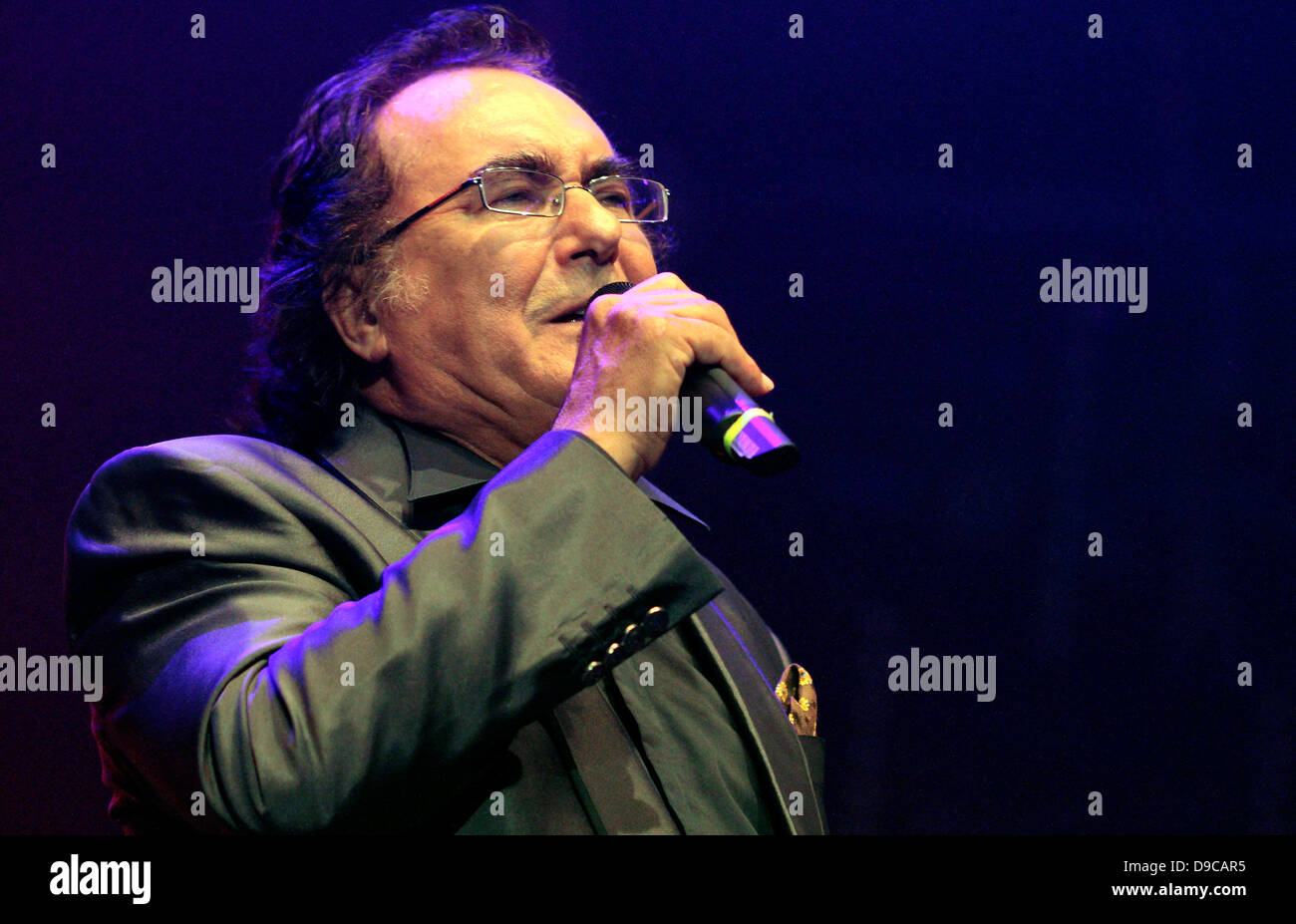Italian singer Al Bano performs on stage during the HOPE Concert ...