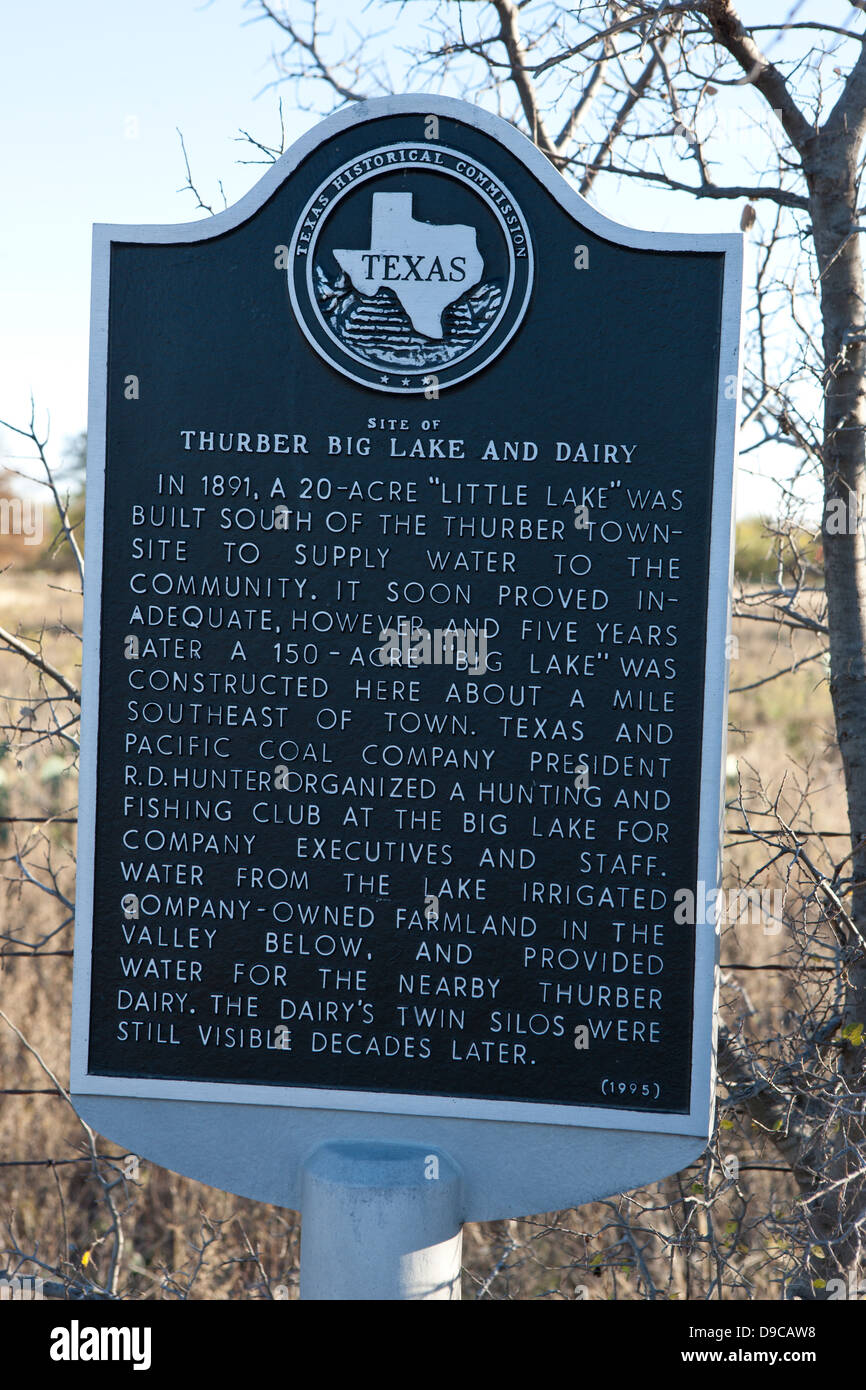 SITE OF THURBER BIG LAKE AND DAIRY In 1891, a 20-acre "Little Lake" was ...