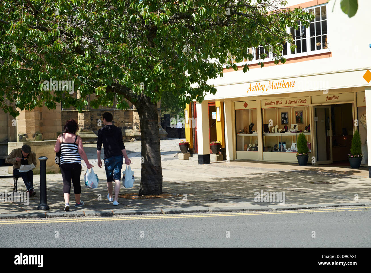 Hexham town centre hi-res stock photography and images - Alamy