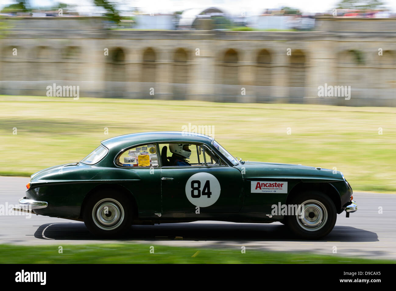 A car racing around Crystal Palace Park in London for the Motorsport at ...