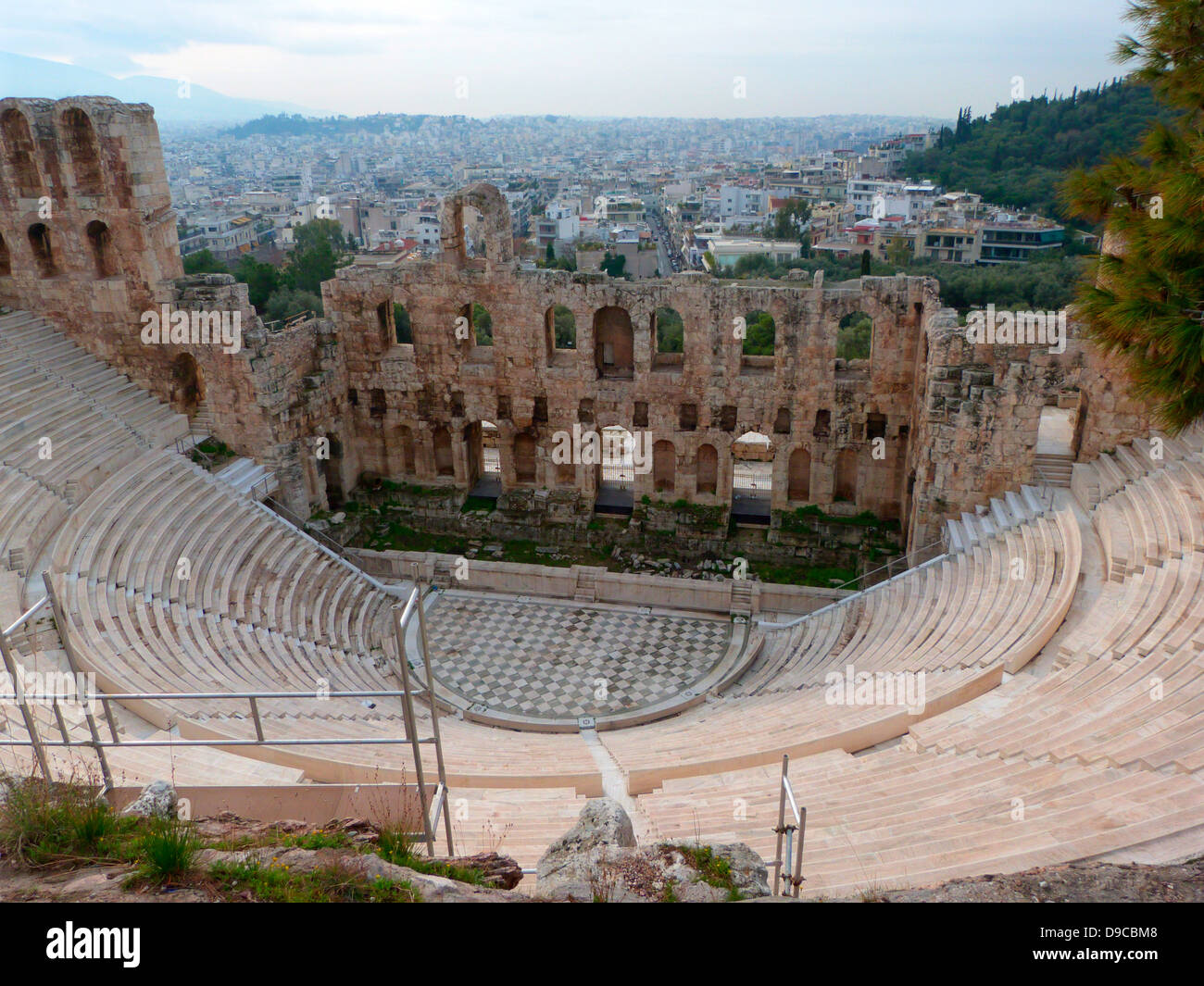 The Odeon of Herodes Atticus is a stone theatre structure located on ...