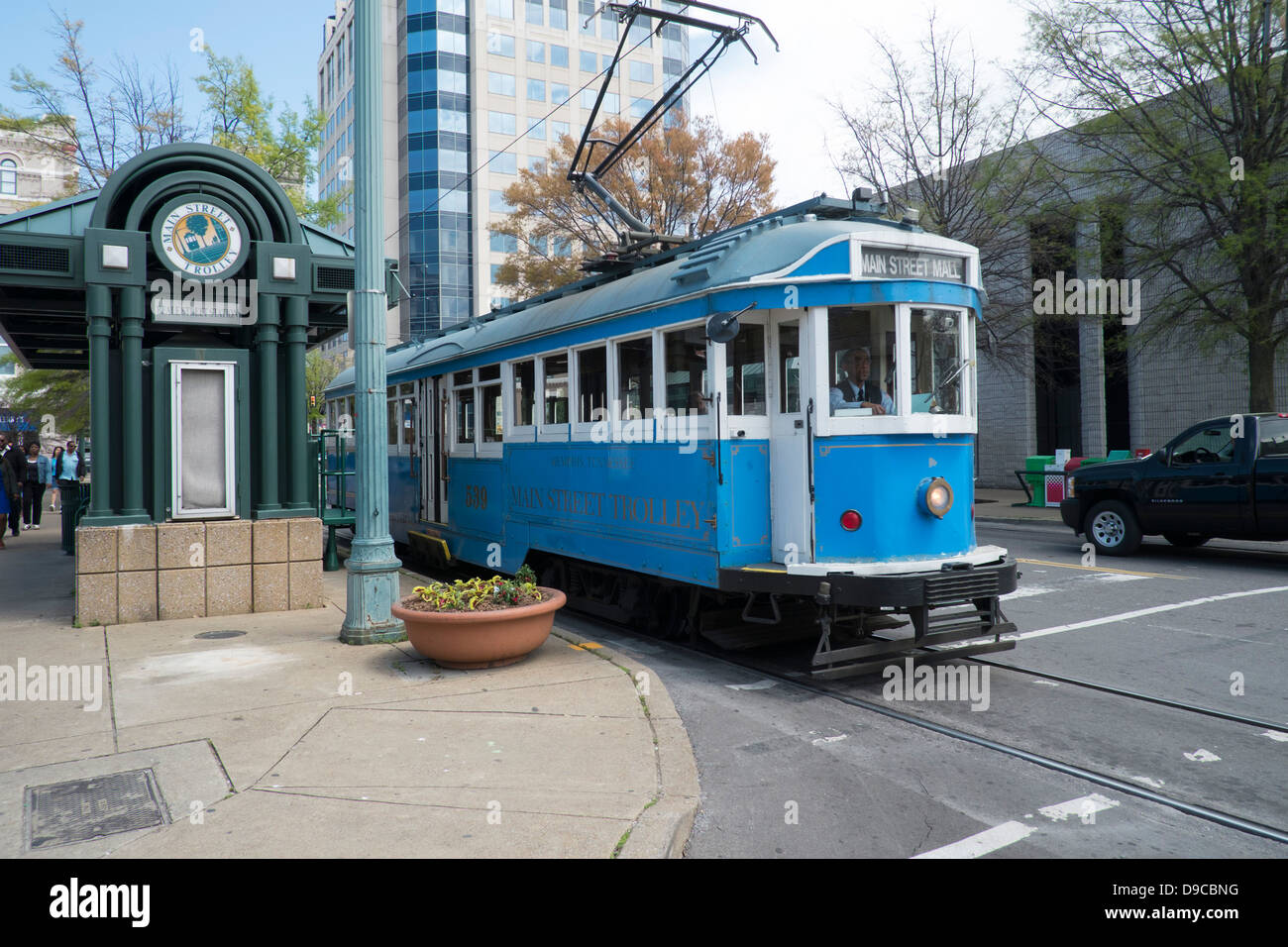 Memphis trolley hi-res stock photography and images - Alamy