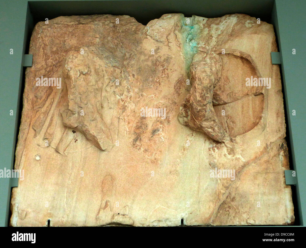 Menelaus and Odysseus depicted on the Parthenon Friezes, Athens. 439 ...