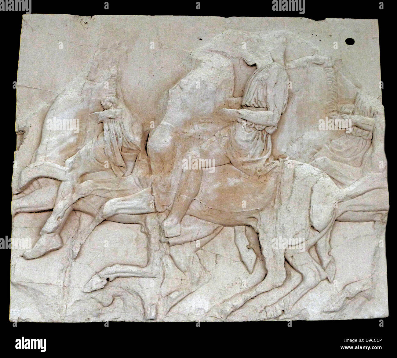 Horsemen depicted in part of the Parthenon friezes at the Parthenon ...
