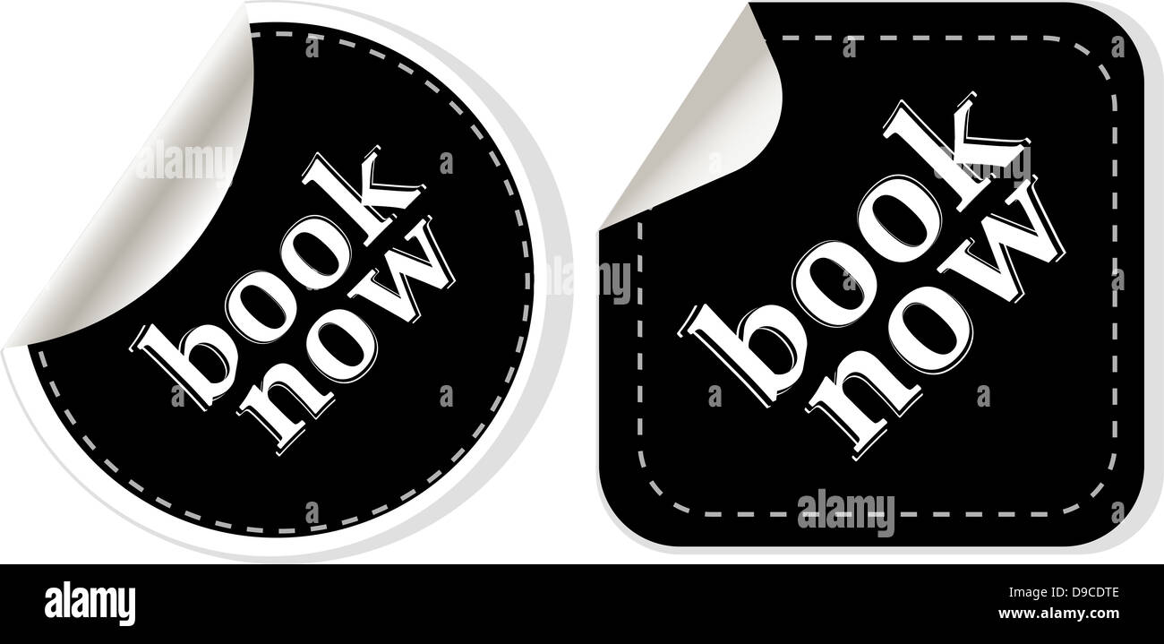 Book now icon hi-res stock photography and images - Alamy