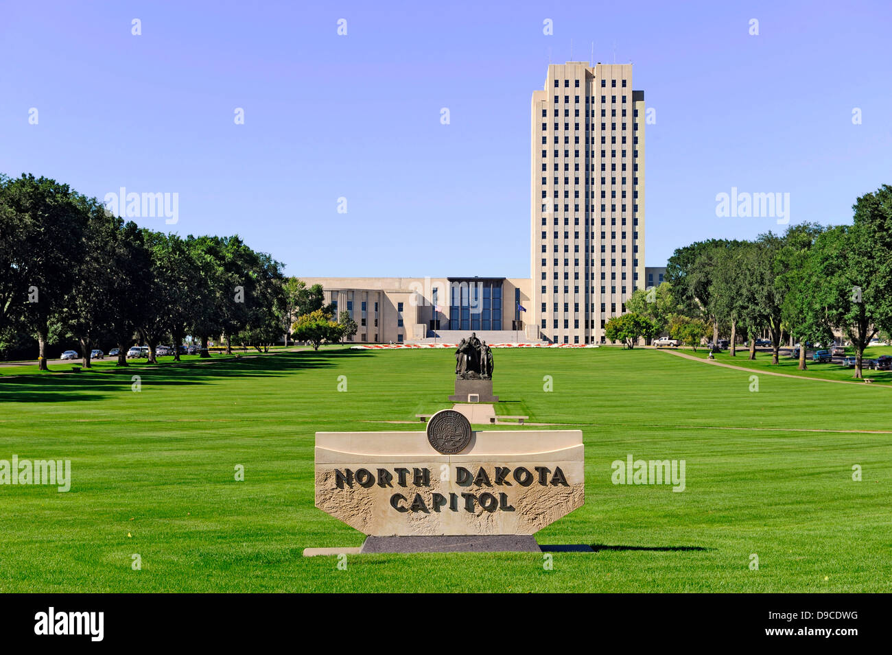 North Dakota State Capitol Bismarck ND Stock Photo - Alamy