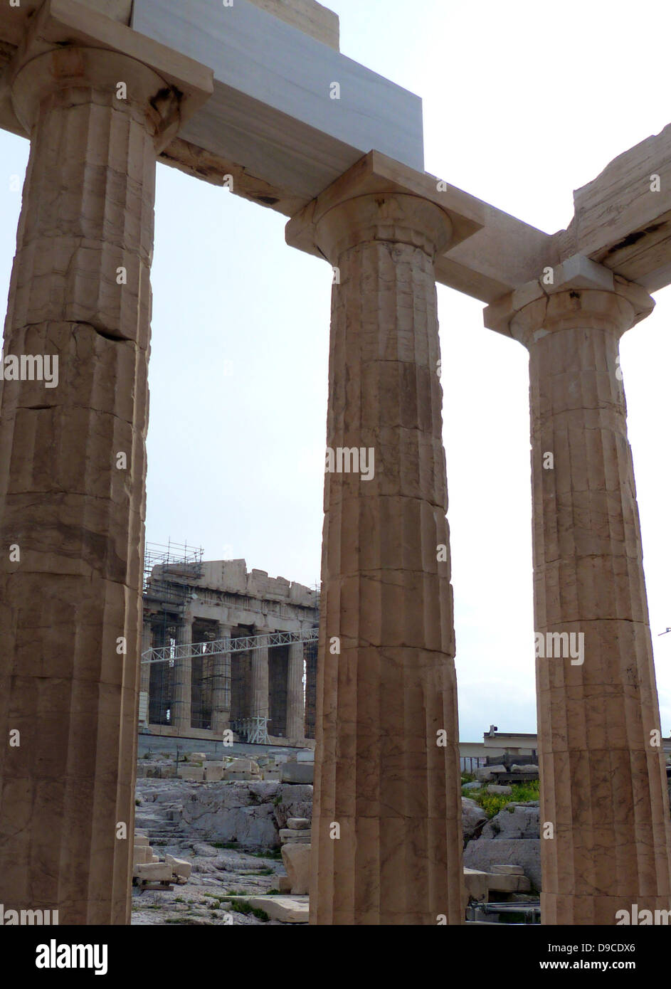 The monumental gateway to the Acropolis, the Propylaea was built under ...