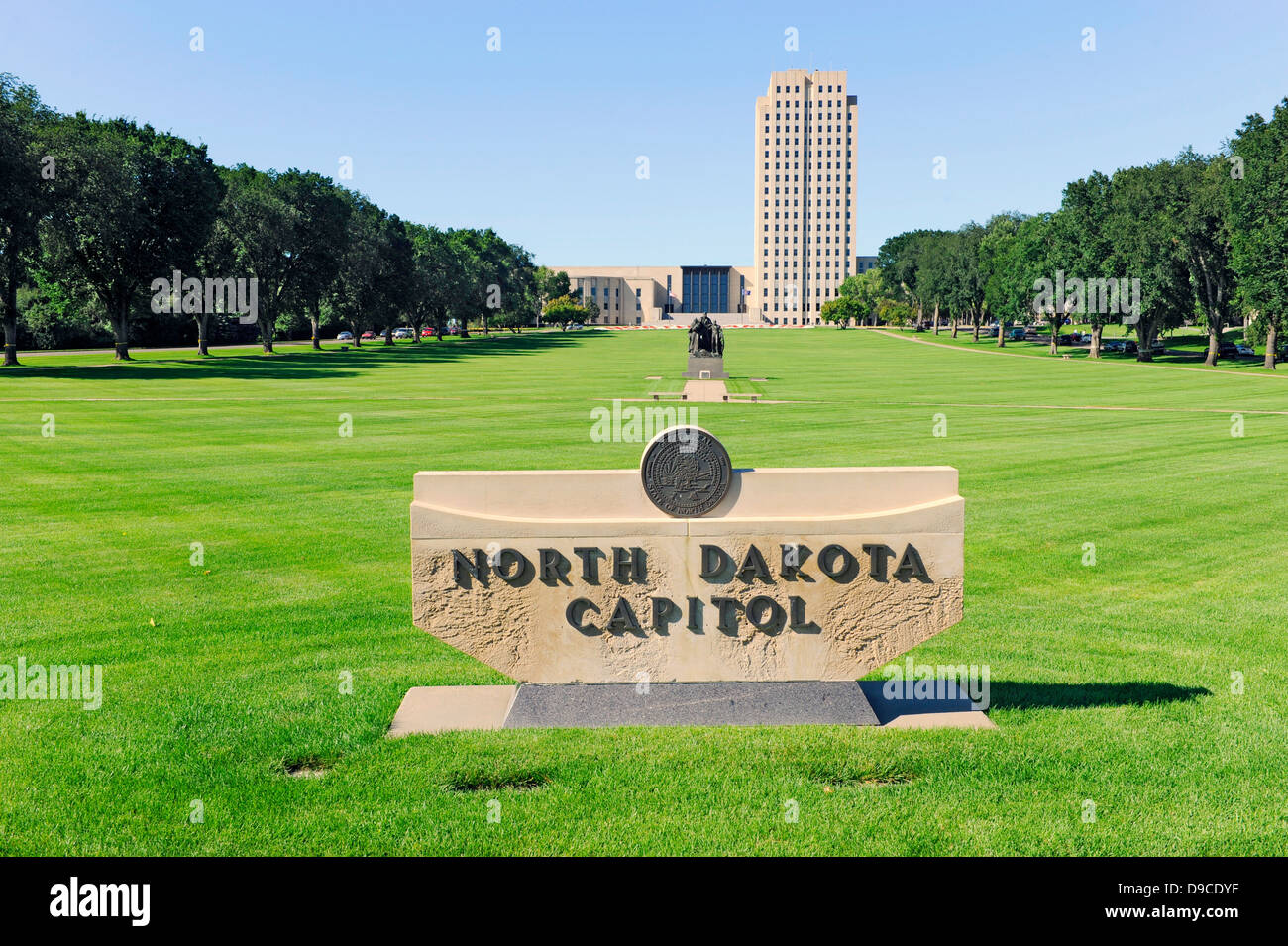 North Dakota State Capitol Bismarck ND Stock Photo - Alamy