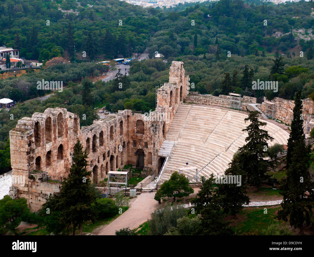 The Odeon of Herodes Atticus is a stone theatre structure located on ...