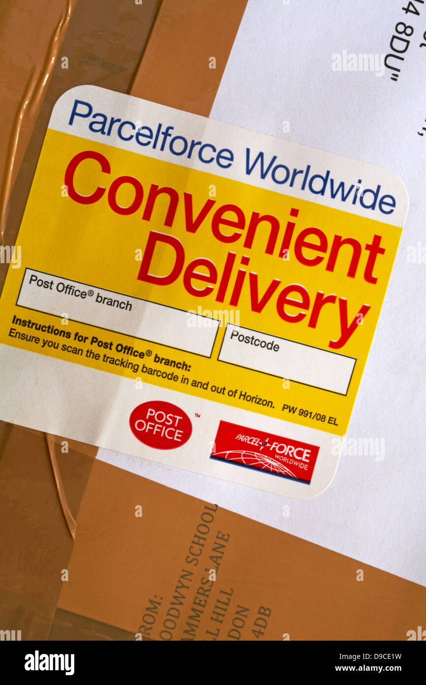 Parcelforce hi-res stock photography and images - Alamy