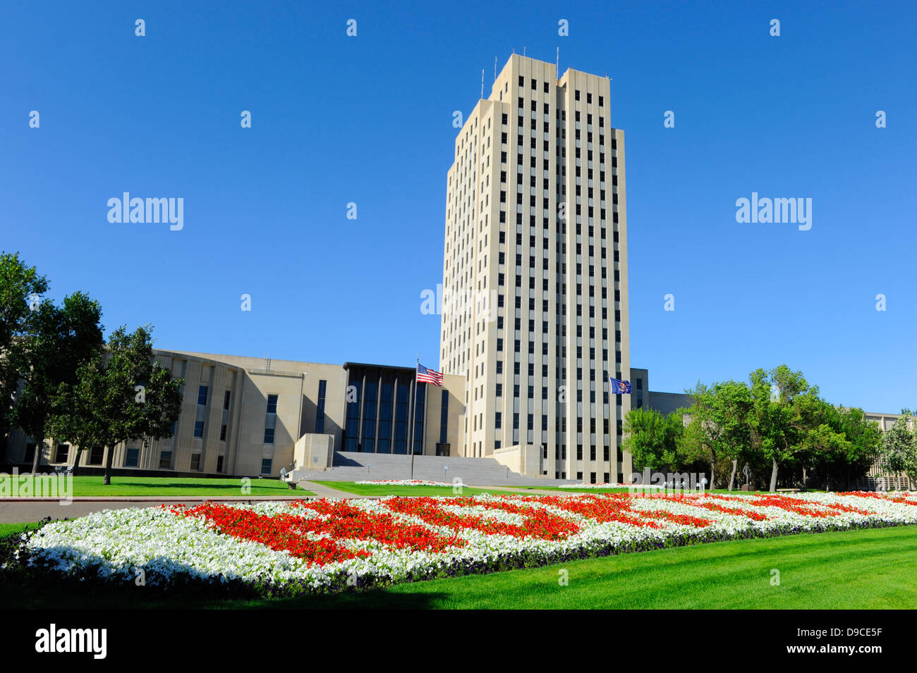 North Dakota State Capitol Bismarck ND Stock Photo - Alamy