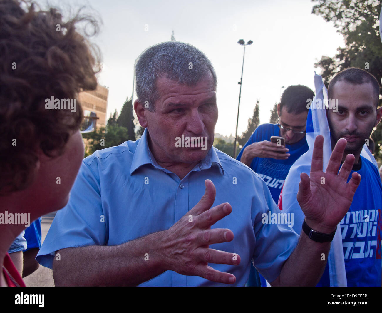 Jerusalem, Israel. 17th June, 2013. Knesset Member MICKY ROSENTHAL, of ...