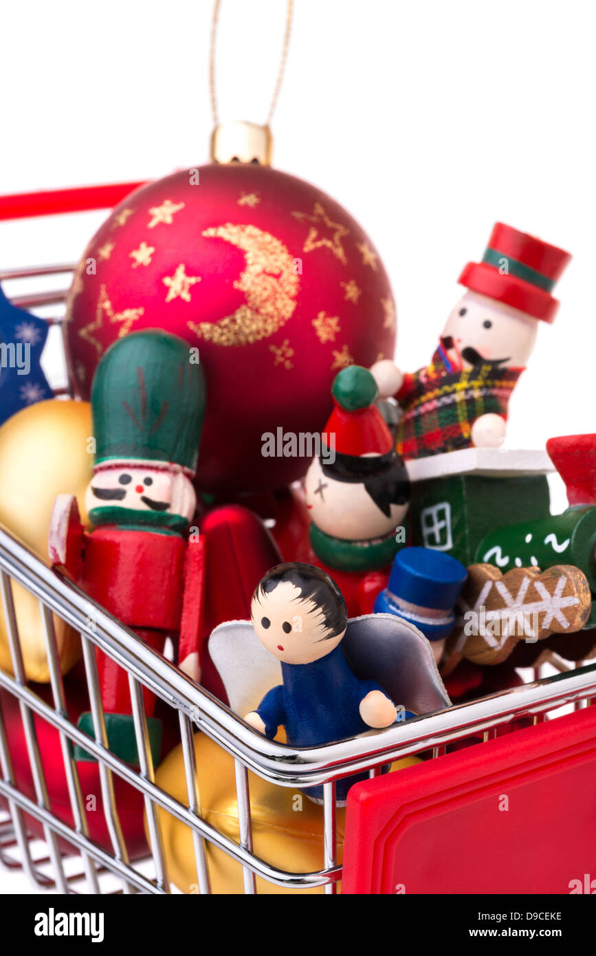 Shopping cart christmas decorations hi-res stock photography and images ...