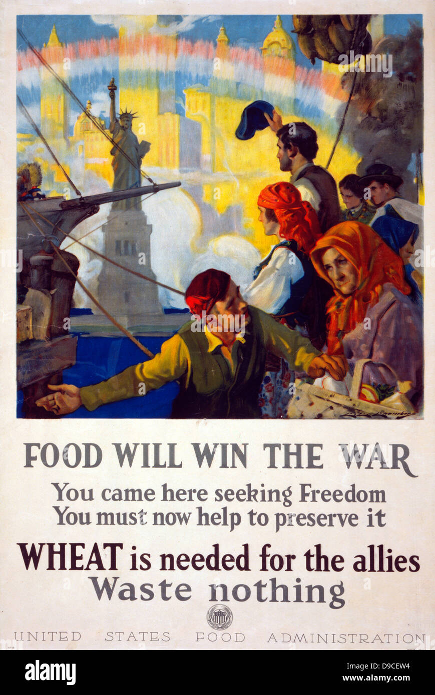 Food will win the war. You came here seeking freedom, now you must help ...