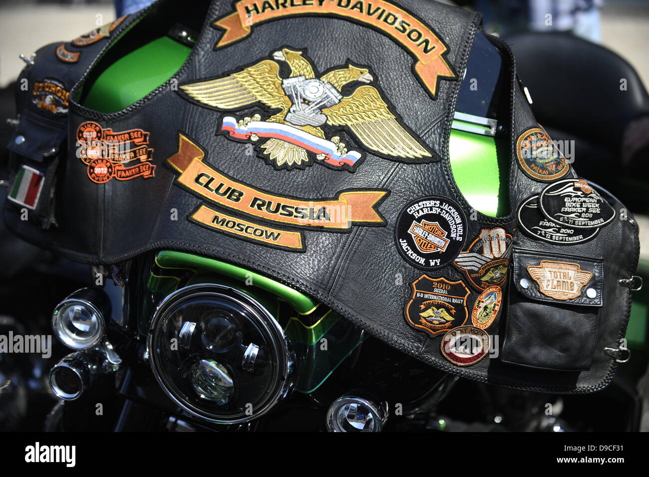 Harley-Davidson Enthusiasts Roll Into Rome. The low rumbling of some ...