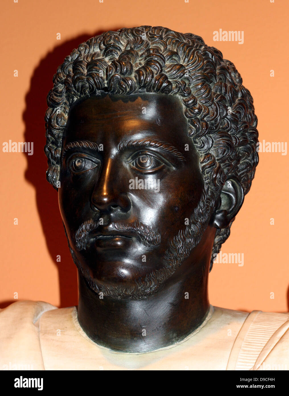 Bust of the Emperor Commodus (161-192 AD) Bronze and marble bust 17th ...