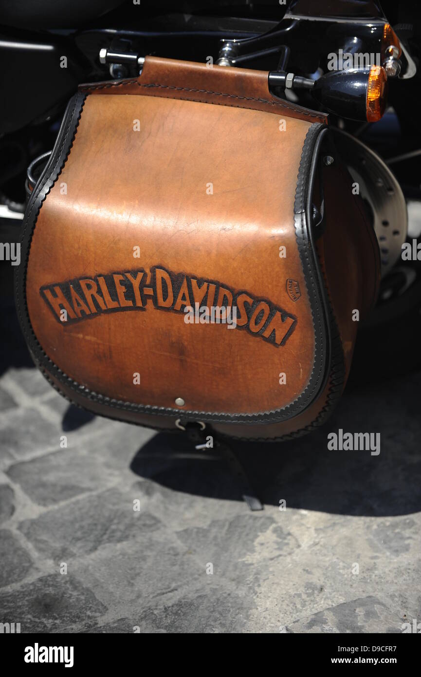 Harley-Davidson Enthusiasts Roll Into Rome. The low rumbling of some ...