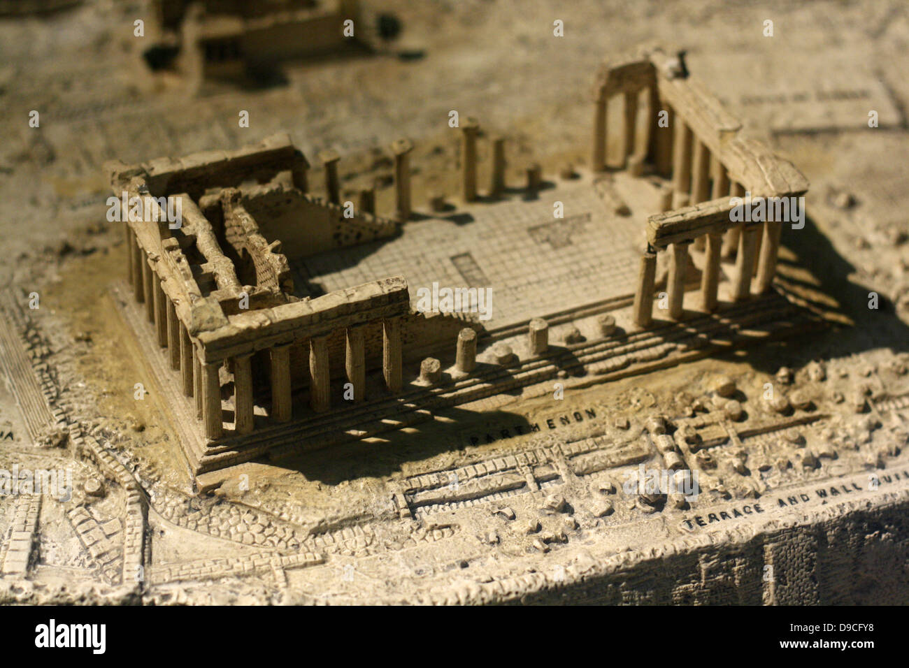 Acropolis of athens model hi-res stock photography and images - Alamy